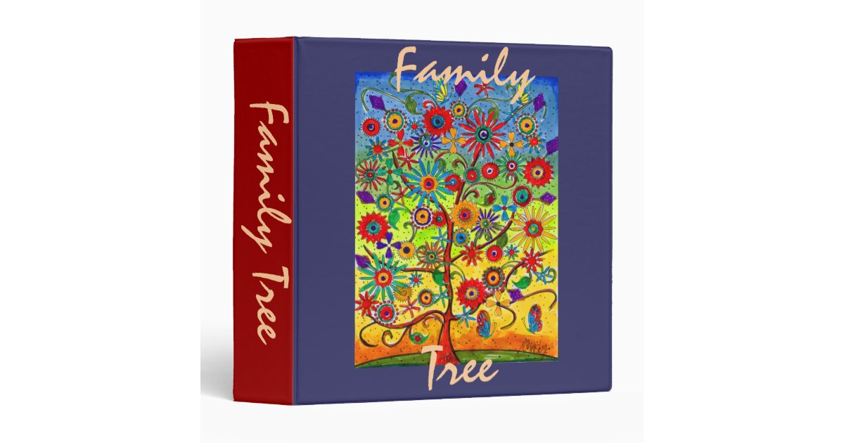 Family Tree- binder | Zazzle