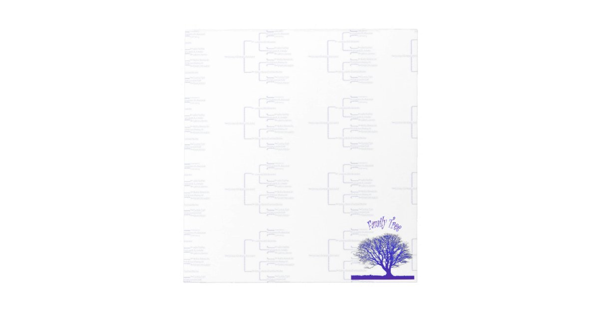 Family Tree Collection Notepad | Zazzle