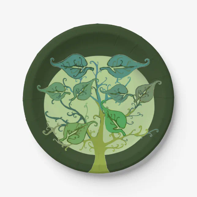 Family Tree Custom Personal Custom Paper Plates | Zazzle