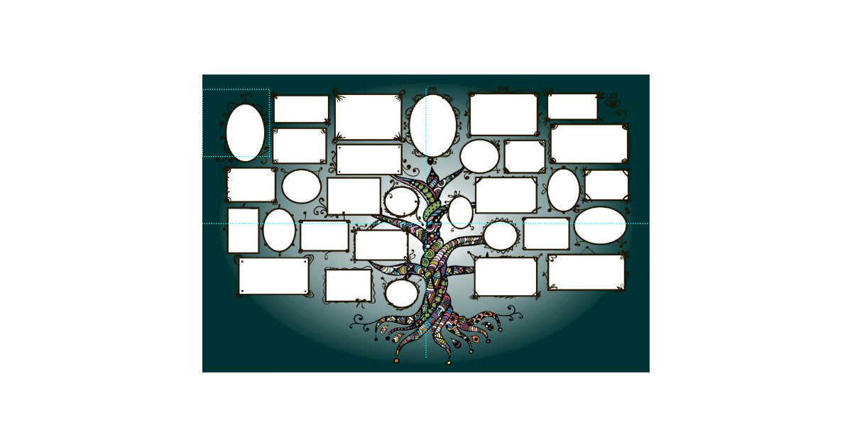 Family Tree Fabric | Zazzle