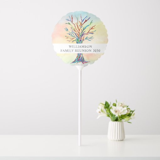 Family Tree Family Reunion Balloon | Zazzle
