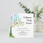 Family Tree Family Reunion Invitation | Zazzle