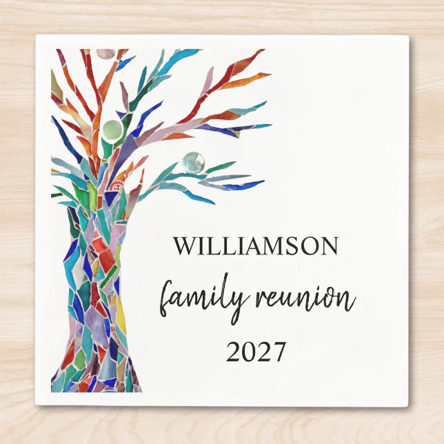 Family Tree Family Reunion Napkins | Zazzle