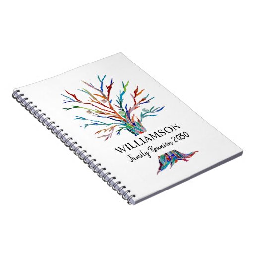 Family Tree Family Reunion Notebook | Zazzle