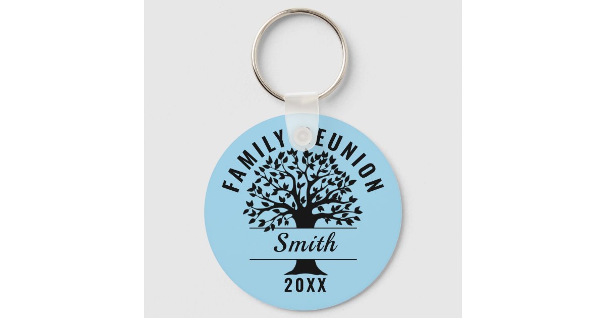Family Tree Family Reunion Souvenir Gift Keychain | Zazzle