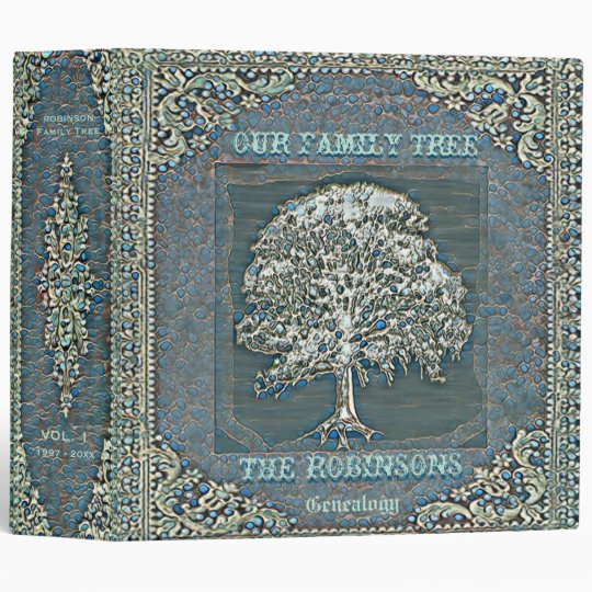Family Tree Genealogy Album 3 Ring Binder | Zazzle.com