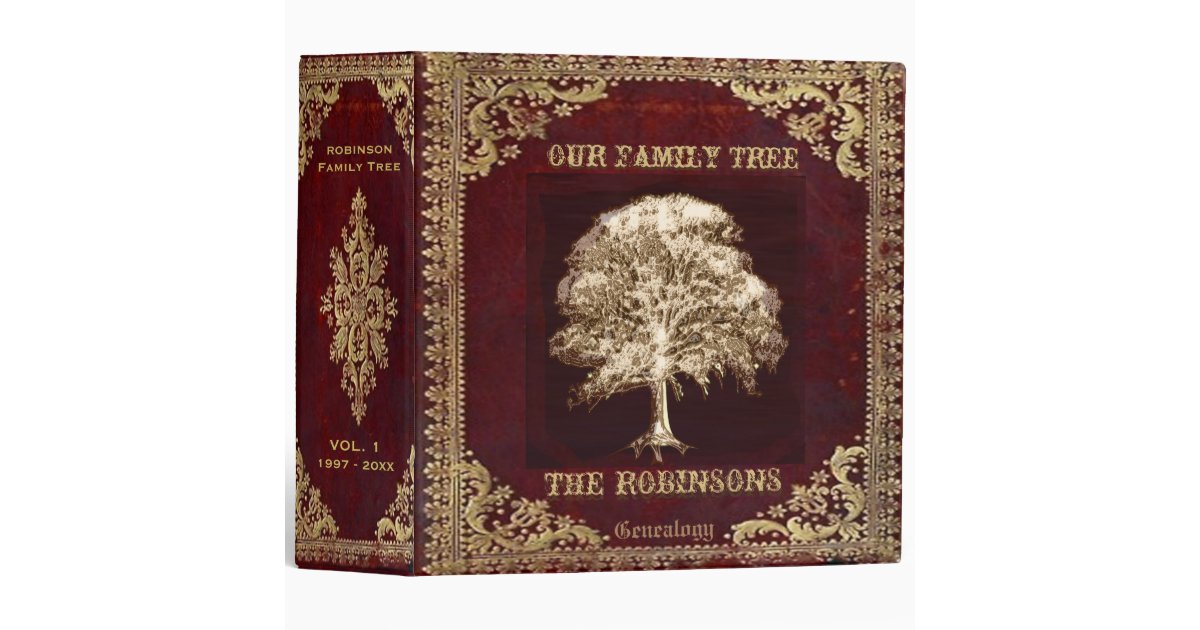 Family Tree Genealogy Album Binder | Zazzle