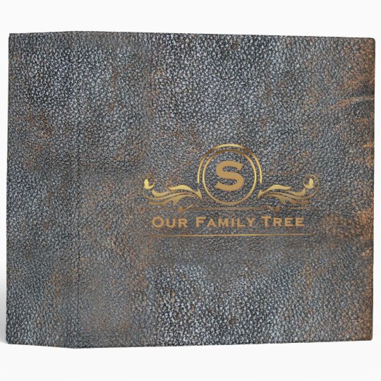 Family Tree Genealogy | Antique Vintage Leather Binder | Zazzle.com