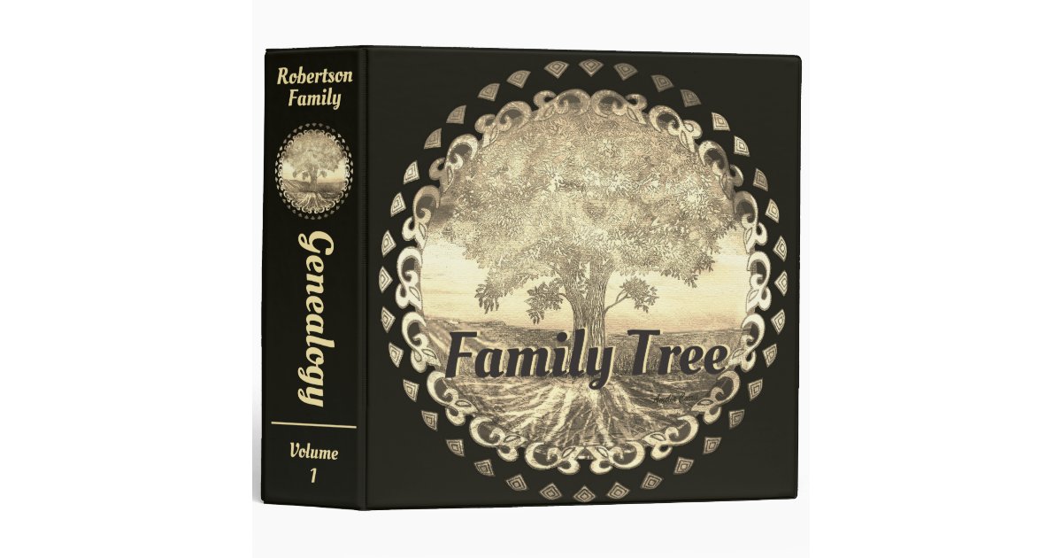 Family Tree Genealogy Binder | Zazzle