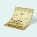 Family Tree Genealogy flyer or scrapbook template | Zazzle