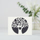 Family Tree Love Heart Reunion Invitation Postcard | Zazzle