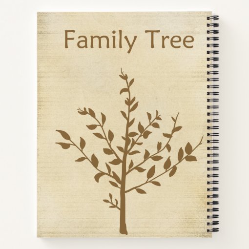 Family Tree Notebook | Zazzle