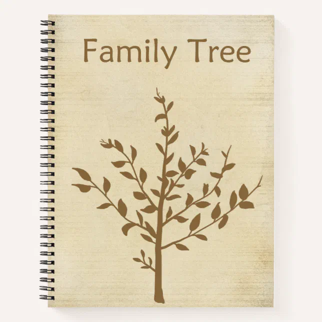 Family Tree Notebook | Zazzle
