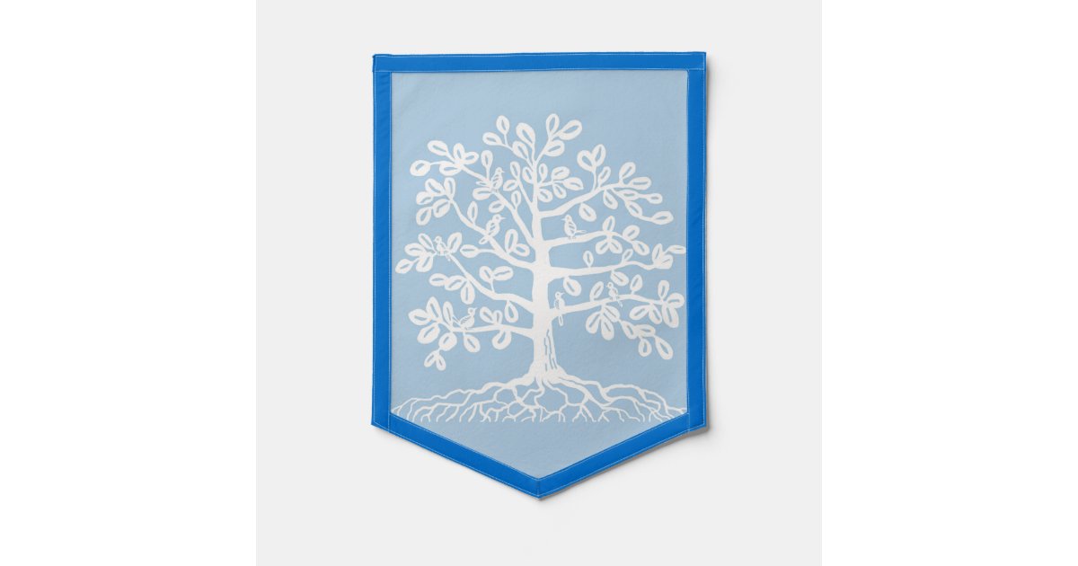 Family Tree Pennant | Zazzle