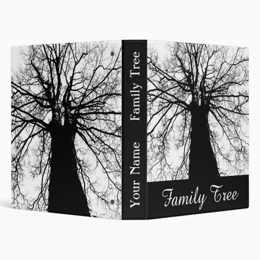 Family Tree Personalized Name Binder | Zazzle