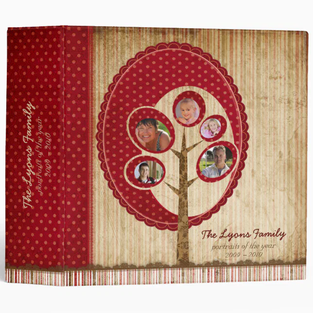 Family Tree Photo Binder | Zazzle