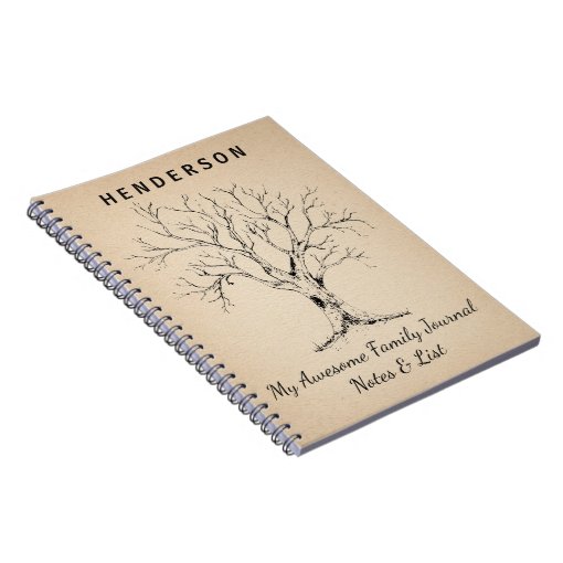 FAMILY TREE | PLANNER | FAMILY HISTORY NOTEBOOK | Zazzle