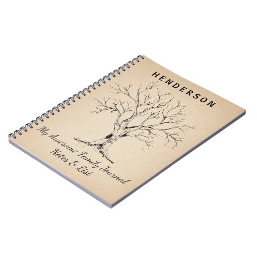 FAMILY TREE | PLANNER | FAMILY HISTORY NOTEBOOK | Zazzle