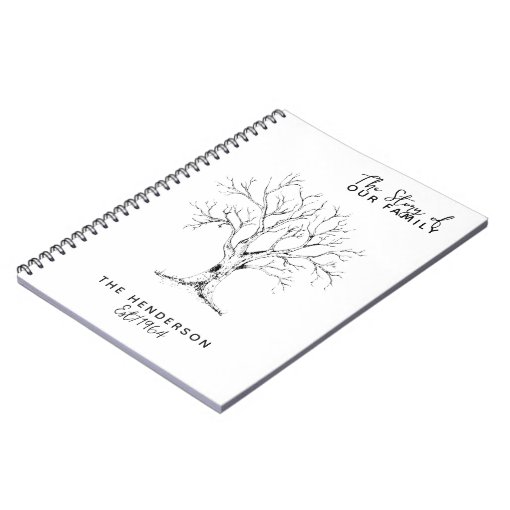 FAMILY TREE | PLANNER | FAMILY HISTORY NOTEBOOK | Zazzle