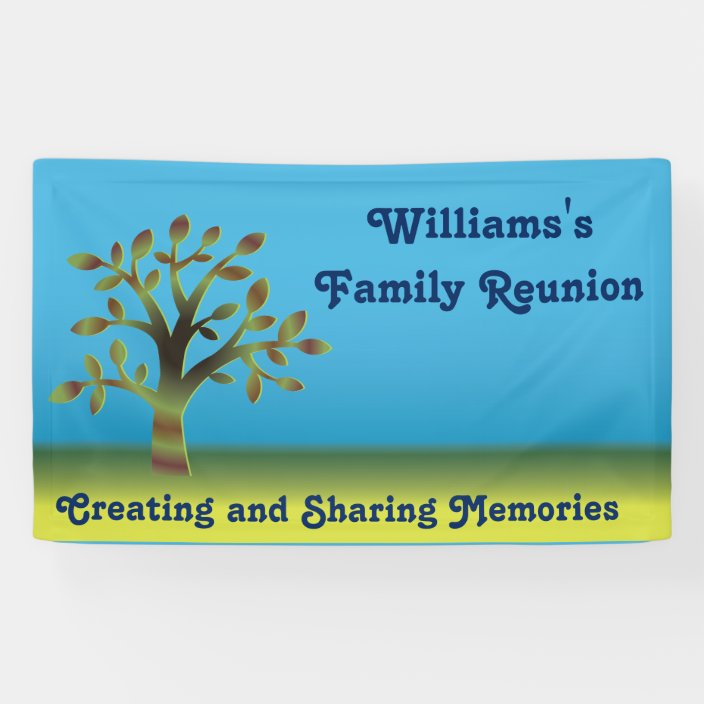 Family Tree Reunion Banner | Zazzle.com