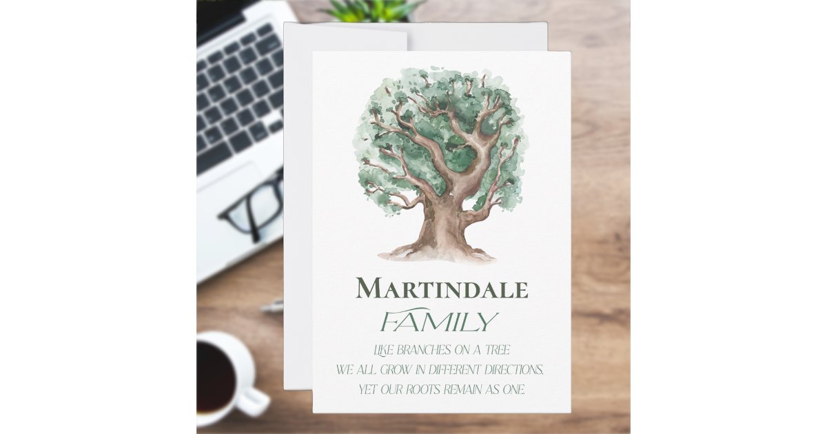 Family Tree Reunion Invitation | Zazzle