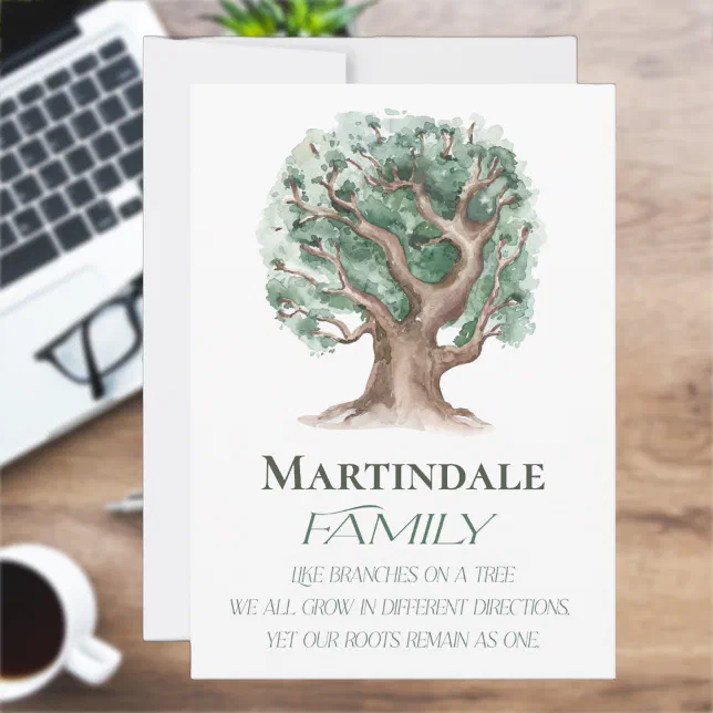 Family Tree Reunion Invitation | Zazzle