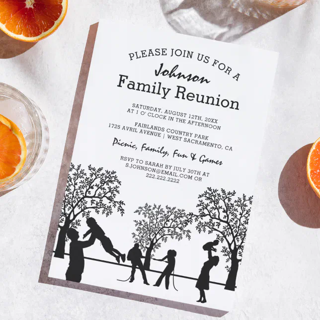Family Tree Reunion Party Invitation | Zazzle