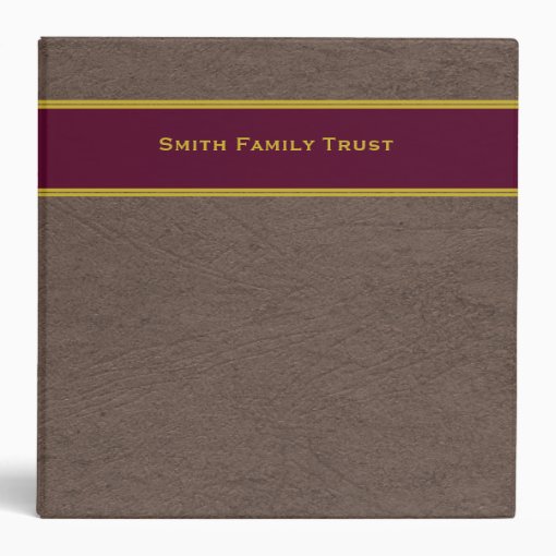 Family Trust Estate Planning binder | Zazzle