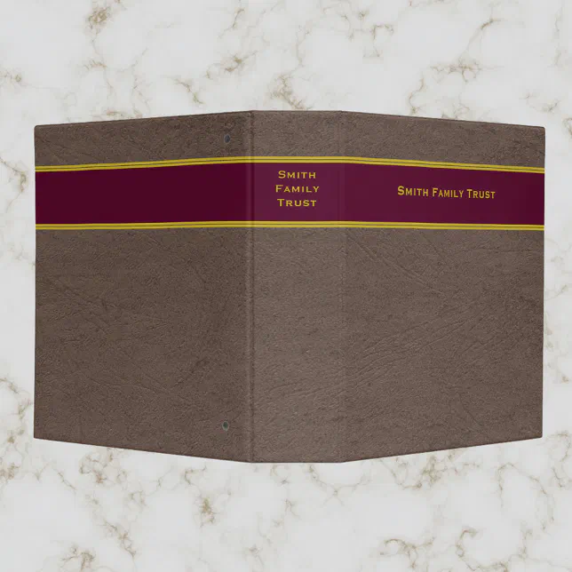 Family Trust Estate Planning binder | Zazzle