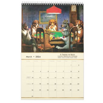 Famous Art Masterpieces of all Time Calendar | Zazzle