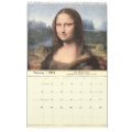 Famous Art Masterpieces of all Time Calendar | Zazzle