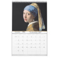 Famous Art Masterpieces of all Time Calendar | Zazzle