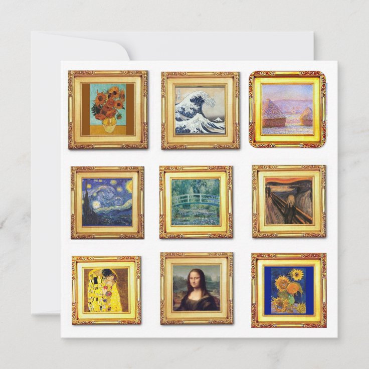 Famous Artwork Card | Zazzle