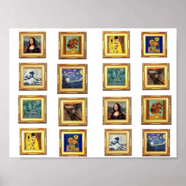 Famous Artwork Poster | Zazzle