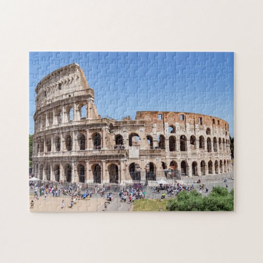 Famous Colosseum in Rome, Italy Jigsaw Puzzle | Zazzle.com