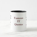 Famous IT CIO Quote Funny Disaster Recovery Joke Mug | Zazzle