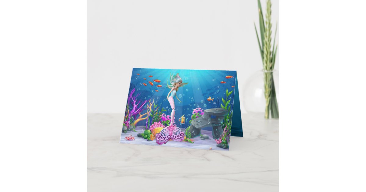 Famous Mermaid Card | Zazzle