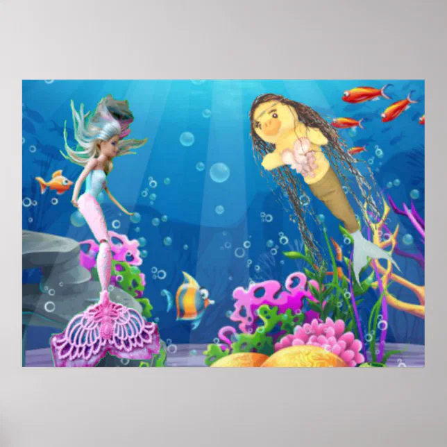 Famous Mermaid Poster | Zazzle