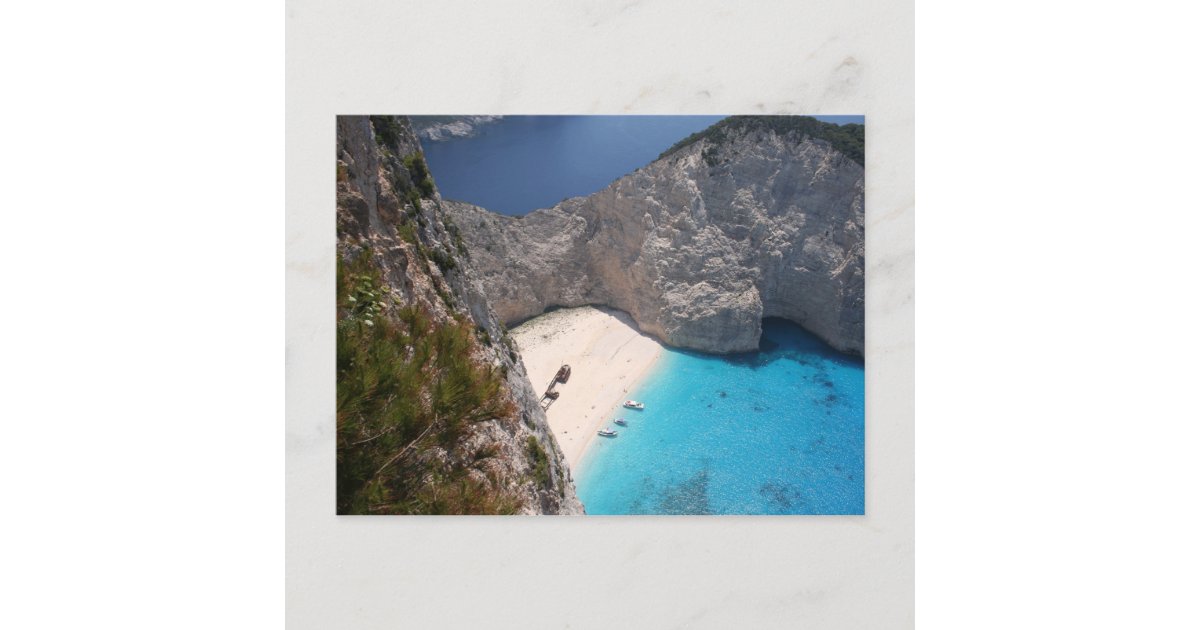 Famous Smugglers Cove, Zante Postcard | Zazzle