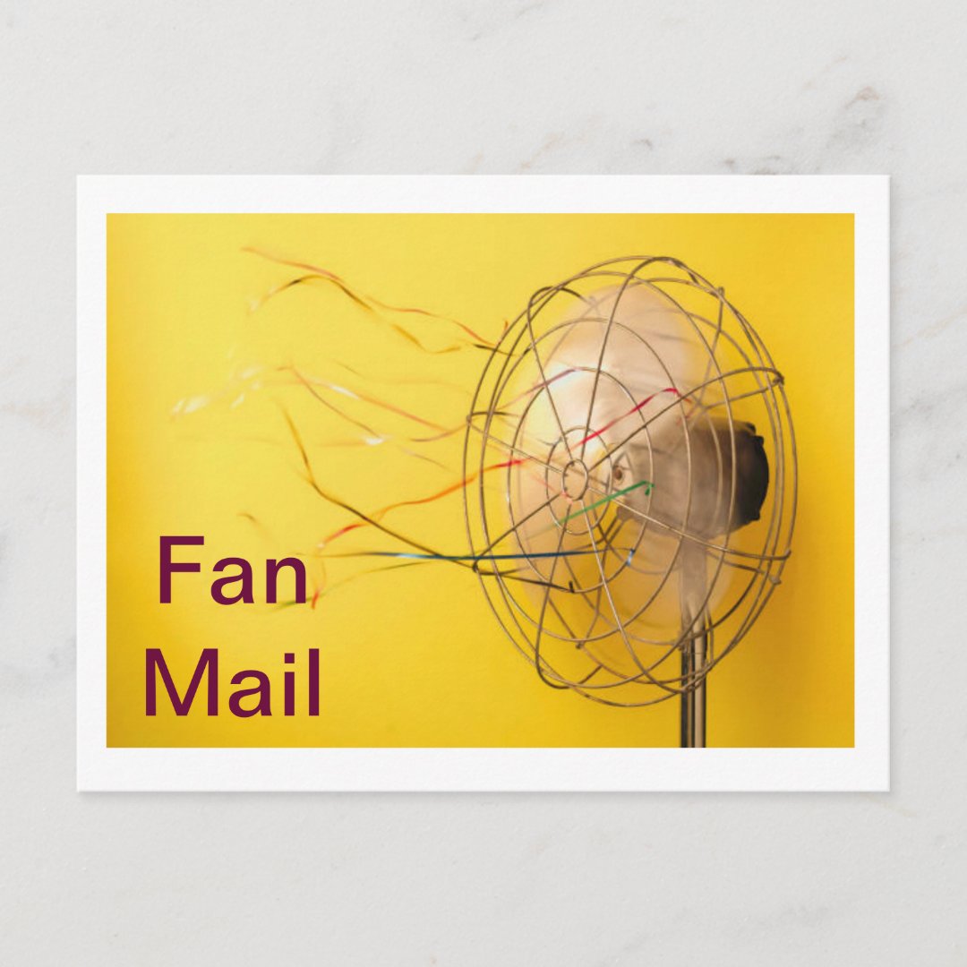 Fan Mail Postcard | Zazzle