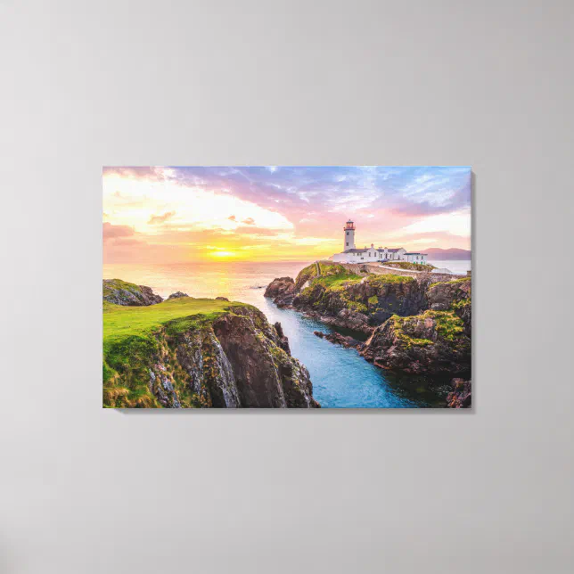 Fanad Head Lighthouse Co. | Donegal Ireland Canvas Print | Zazzle