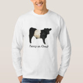 Fancy an Oreo? Belted Galloway Cattle Beltie Steer T-Shirt | Zazzle