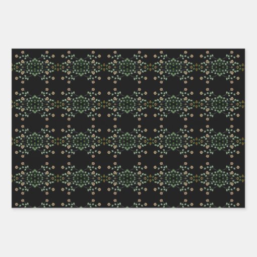 Fancy and Elegant Flat Wrapping Paper Sheets | Zazzle