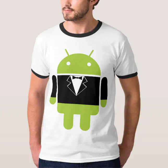 Fancy Android T-Shirt | Zazzle