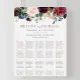 Fancy Classic Alphabetical Wedding Seating Chart | Zazzle