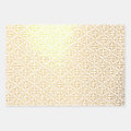 Fancy Elegant Foil Damask Design With Scrolls Foil Wrapping Paper ...