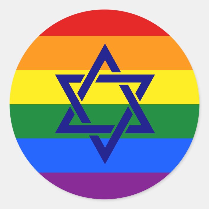 Fancy Jewish Pride Sticker | Zazzle.com