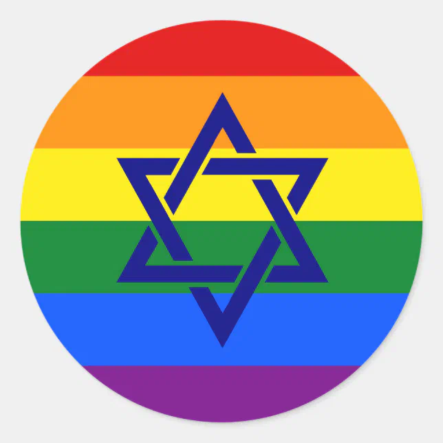 Fancy Jewish Pride Sticker | Zazzle