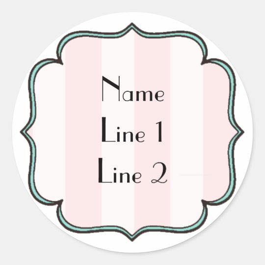 Fancy Label Sticker | Zazzle.com