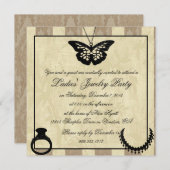 Fancy Ladies' Jewelry Party Invitations | Zazzle